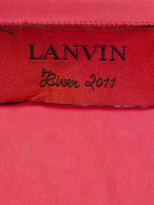 LANVIN Draped Wrap Maxi Dress