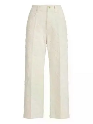 Brunello Cucinelli Fuzzy Trousers - Neutrals