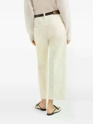 Brunello Cucinelli Fuzzy Trousers - Neutrals