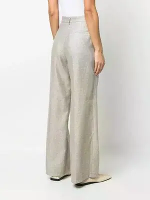 FORTE_FORTE Wide-leg Metallic Trousers