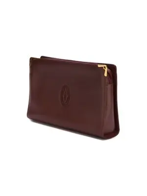 Cartier Embossed Logo Clutch