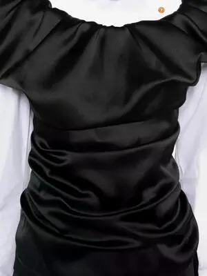 VIVIENNE WESTWOOD Ginnie Draped Top - Black
