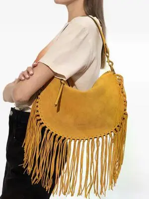 Isabel Marant Étoile Oskan Soft Zip Bag Fringes