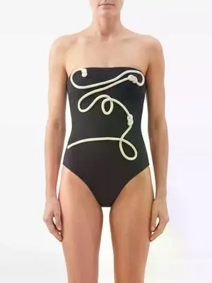 Johanna Ortiz Appliqué Swimsuit