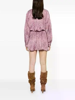Isabel Marant Étoile Harmony Floral Mini Dress - Pink