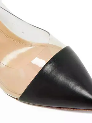 GIANVITO ROSSI Panelled Pumps - Neutrals
