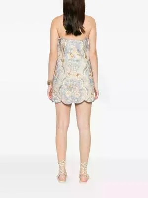 Zimmermann Daylight Scallop Mini Dress