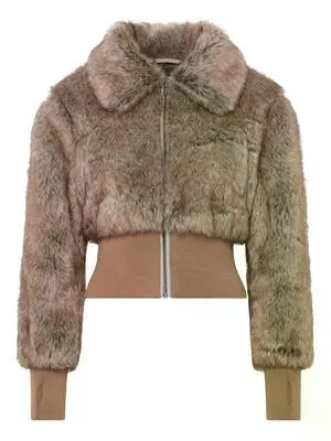 Unreal Fur Collared Outerwear For Women