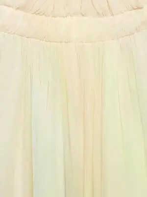 Celine Gathered Silk Mini Dress