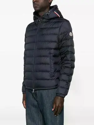 Moncler Quilted Hooded Jacket - Blue