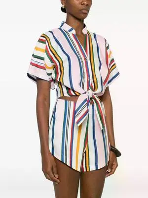 CALA DE LA CRUZ Striped Blouse