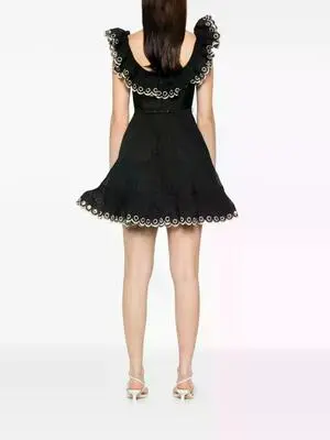 Zimmermann Embroidered Mini Dress