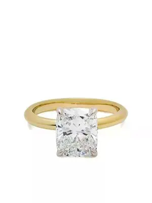 JEWELS AFICIONADO 18k Yellow And Platinum Diamond Ring - Gold