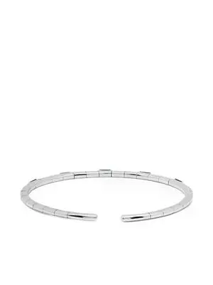 JEWELS AFICIONADO 18k White Gold Sapphire And Diamond Cuff