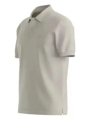 BOSS Contrast-trim Short-sleeve Polo Shirt - Neutrals