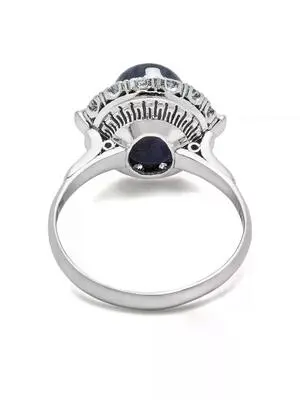 JEWELS AFICIONADO Platinum, Sapphire, And Diamond Ring