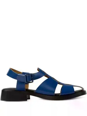 Camper Dana Buckled Leather Sandals - Blue