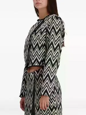 BOSS Zigzag-pattern Jacket