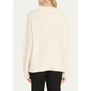 GRACE LING Claw-embellished Cashmere V-neck Sweater
