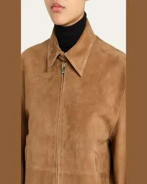 TONYWACK Goat Suede Blouson Jacket