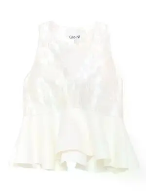 Ganni Peplum Camis Tanks For Women