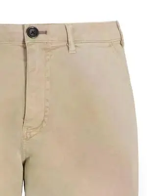 Paul Smith Button-fastening Cotton Shorts - Neutrals