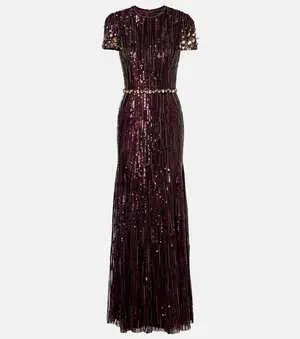 Jenny Packham Ninetta Sequined Gown