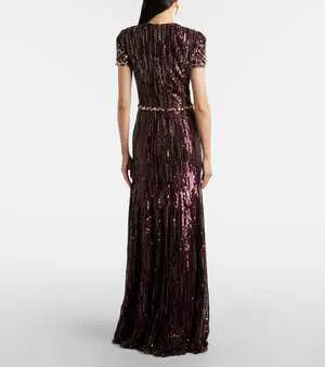 Jenny Packham Ninetta Sequined Gown