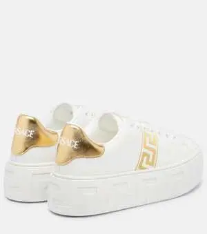 Versace Greca Embroidered Sneakers