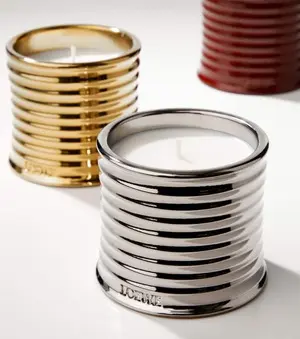 Loewe Black Sesame Medium Scented Candle - Silver