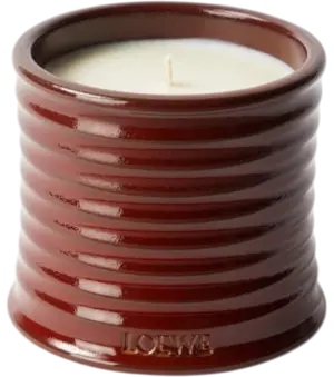 Loewe Sweet Almond Medium Scented Candle - Red