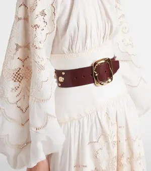 Zimmermann Malley Studded Leather Belt