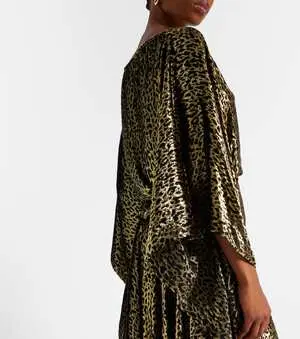 Roberto Cavalli Leopard-print Kaftan