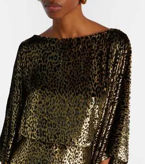 Roberto Cavalli Leopard-print Kaftan