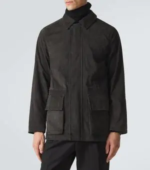 SAMAN AMEL City Suede Jacket