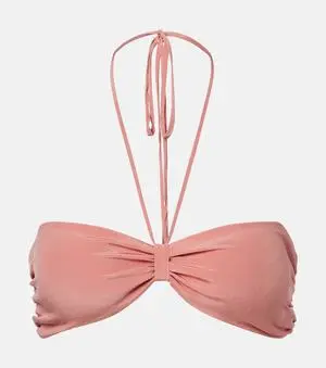 ADRIANA DEGREAS Halterneck Top - Pink
