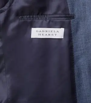 Gabriela Hearst Wool, Silk, And Linen Blazer