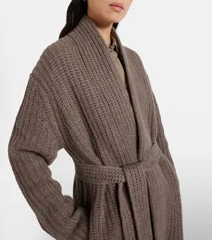 LISA YANG Jacqueline Cashmere Cardigan - Brown