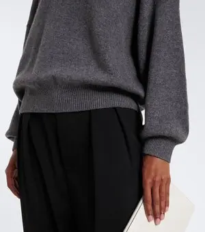 LISA YANG Veira Cashmere Sweater - Grey