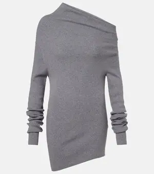 LISA YANG Aige Cotton And Cashmere Minidress