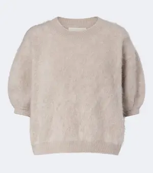 LISA YANG Juniper Cashmere Sweater Beige