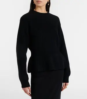 LISA YANG Miriella Ribbed-knit Cashmere Sweater