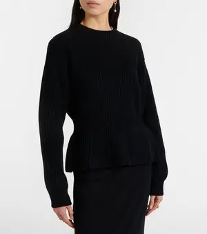 LISA YANG Miriella Ribbed-knit Cashmere Sweater