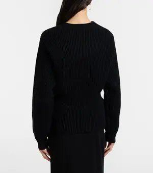 LISA YANG Miriella Ribbed-knit Cashmere Sweater