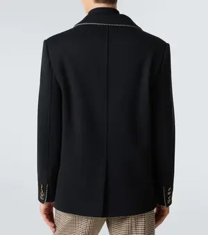 Valentino Garavani Virgin Wool Embroidered Blazer