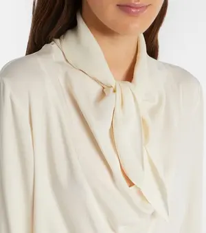 Max Mara Badia Silk Shirt - White