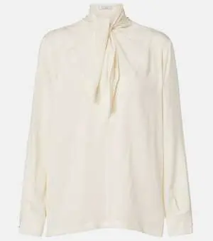 Max Mara Badia Silk Shirt - White