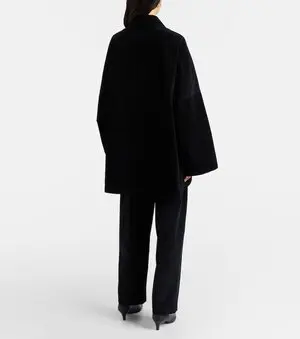 TOTEME Deep Pleat Cotton Corduroy Wide-leg Pants