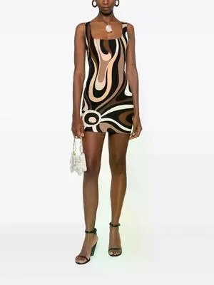 Emilio Pucci Marmo-print Mini Dress