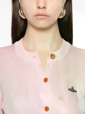 VIVIENNE WESTWOOD Bea Cropped Cardigan - Pink